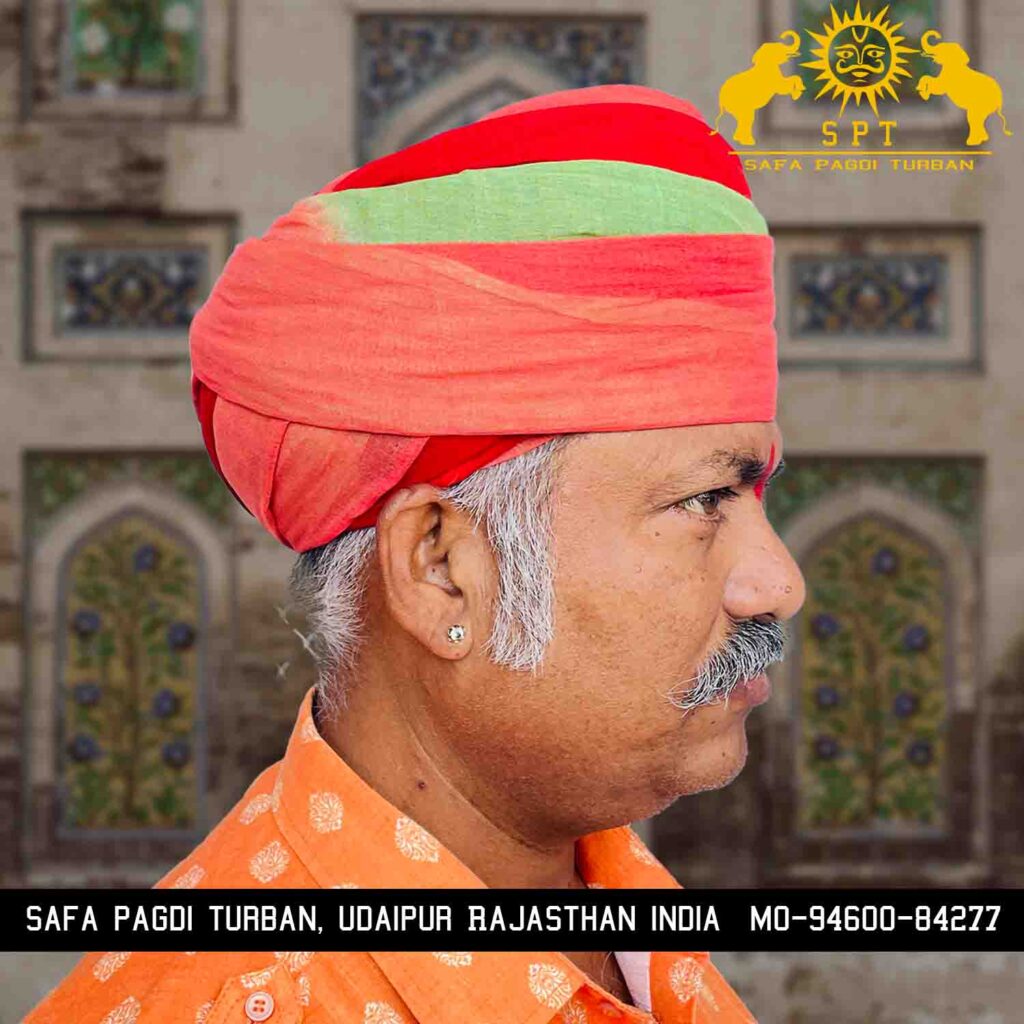 Authentic Rajasthani Gol Safa Turban – Traditional & Multicolor Options ...